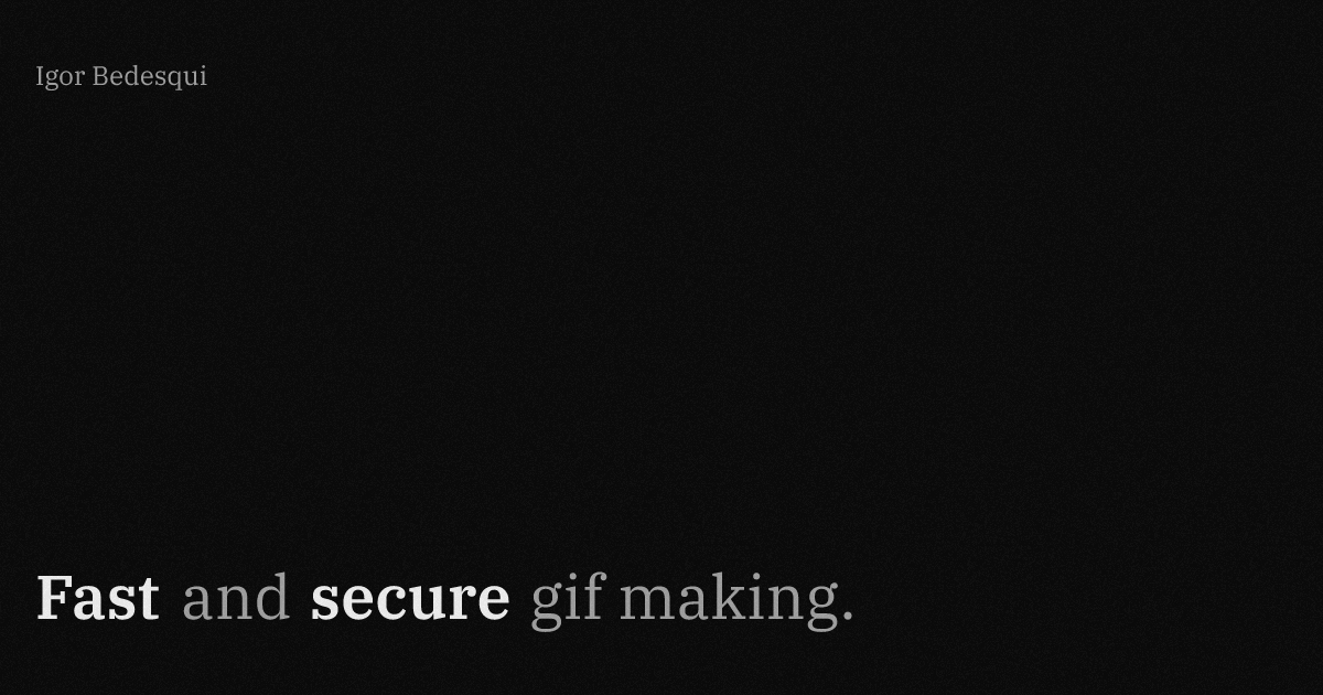 WASM Gif maker